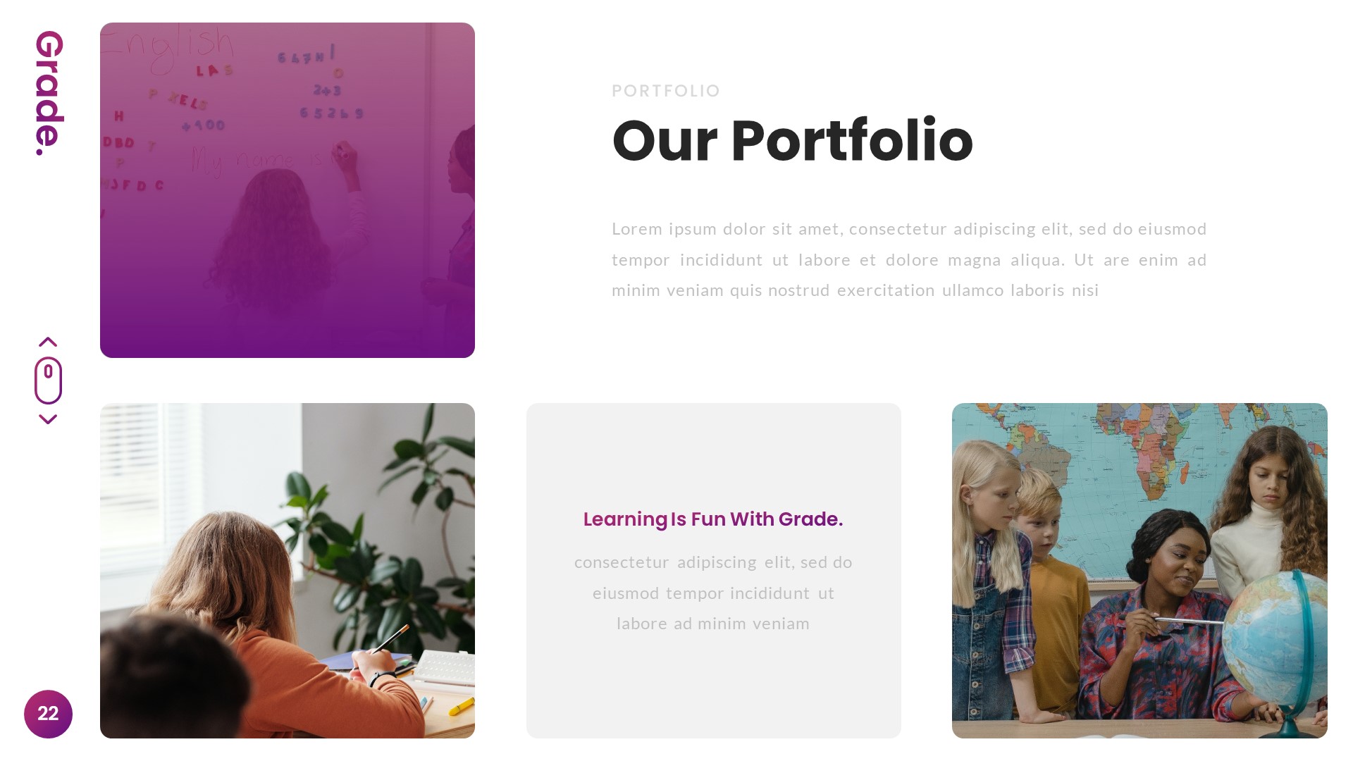 Grade - Education Google Slides Template, Presentation Templates ...