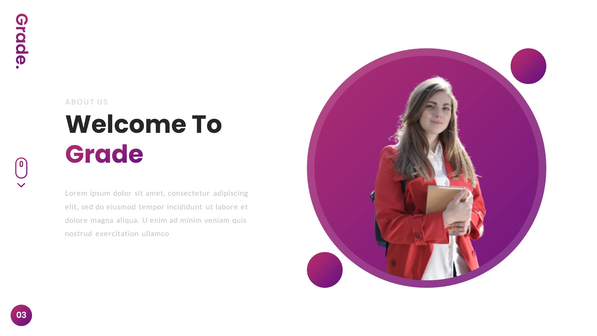 Grade - Education PowerPoint Template, Presentation Templates ...