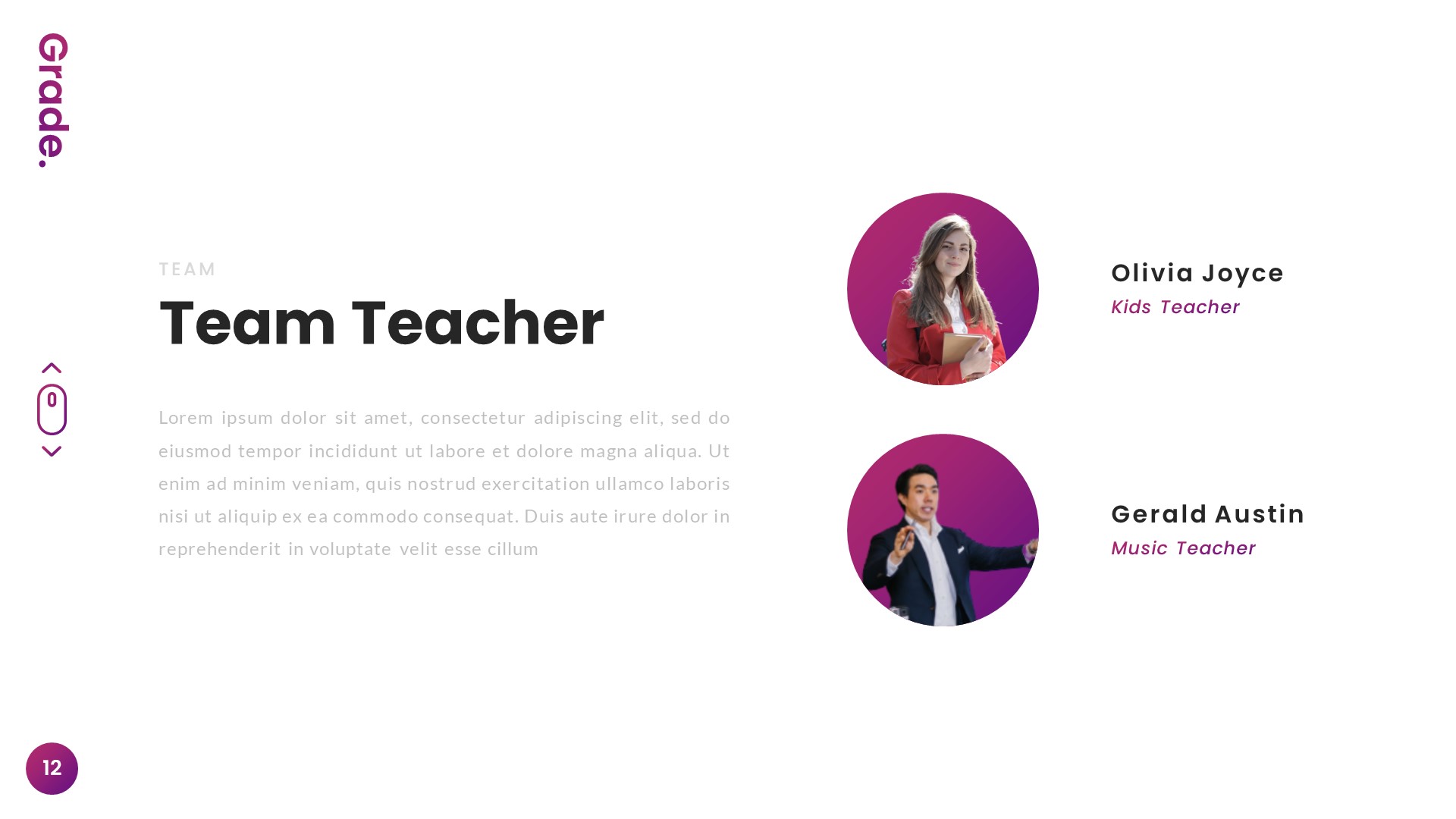 Grade - Education PowerPoint Template, Presentation Templates ...