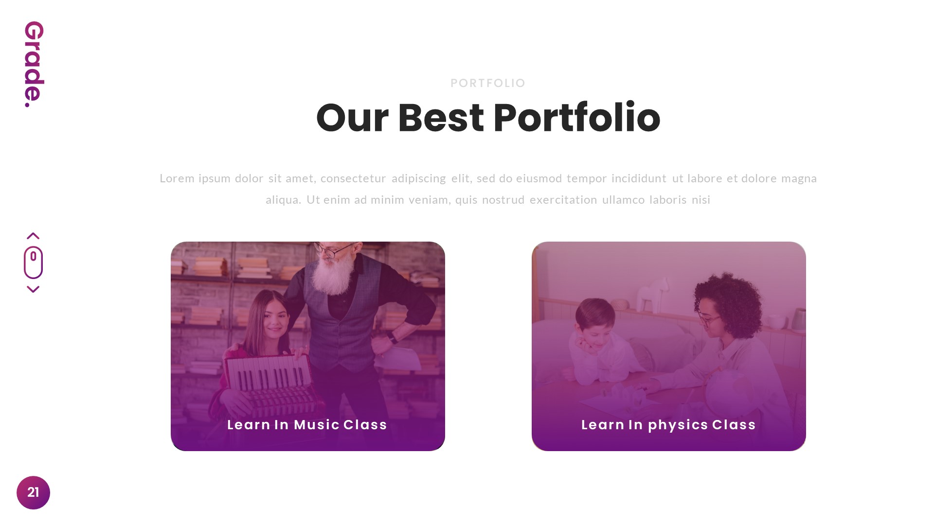 Grade - Education PowerPoint Template, Presentation Templates ...