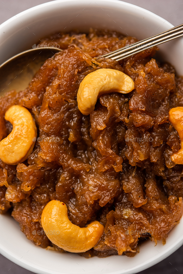 Kashi halwa or kasi halva, a traditional dessert of Karnataka made ...