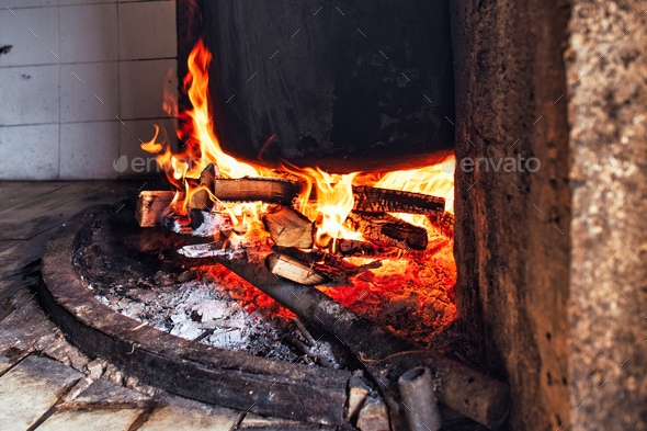 Fire heating milk for cheese Stock Photo by michelangeloop | PhotoDune
