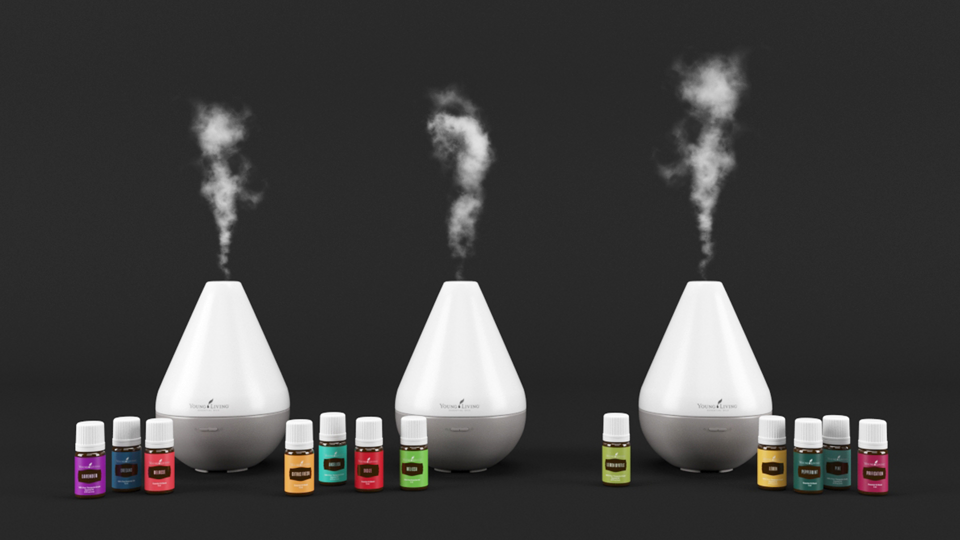Dewdrop Diffuser and Oils Young Living by kebunpisank | 3DOcean