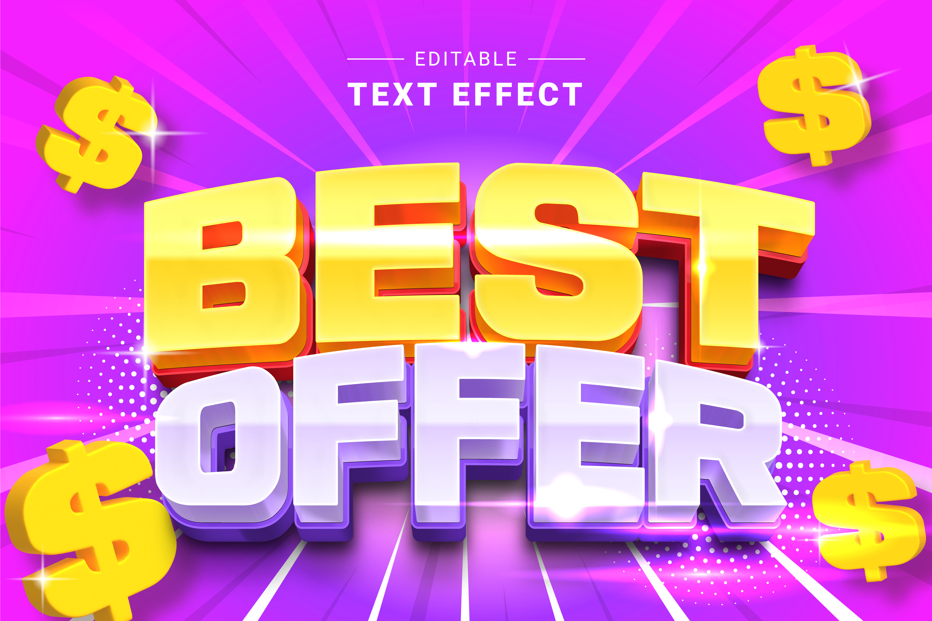 3D Sale Promotion Text Effects, Add-ons | GraphicRiver