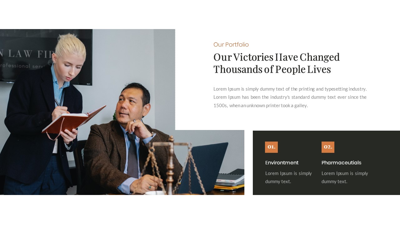 Gideon – Law Consultant PowerPoint Template, Presentation Templates