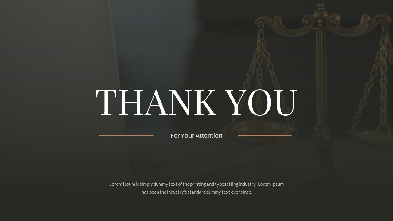 Gideon – Law Consultant PowerPoint Template, Presentation Templates