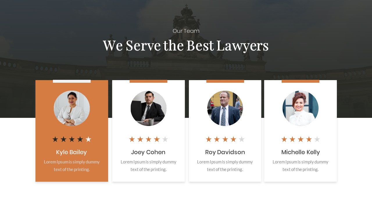 Gideon – Law Consultant PowerPoint Template, Presentation Templates