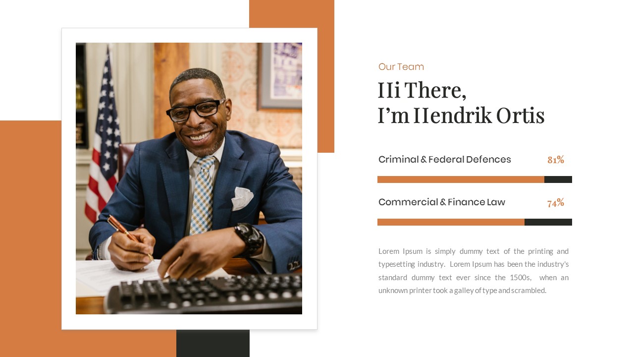 Gideon – Law Consultant PowerPoint Template, Presentation Templates