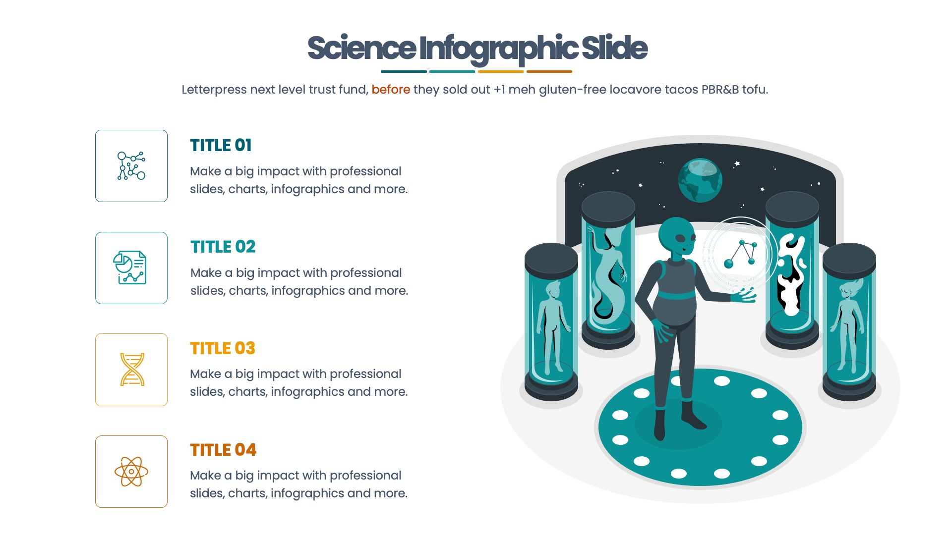 Science - Keynote Infographics Slides, Presentation Templates ...
