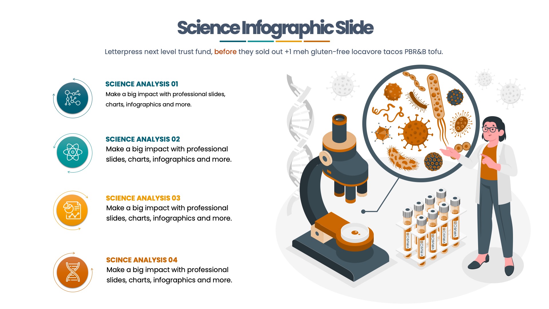 Science - Keynote Infographics Slides, Presentation Templates ...