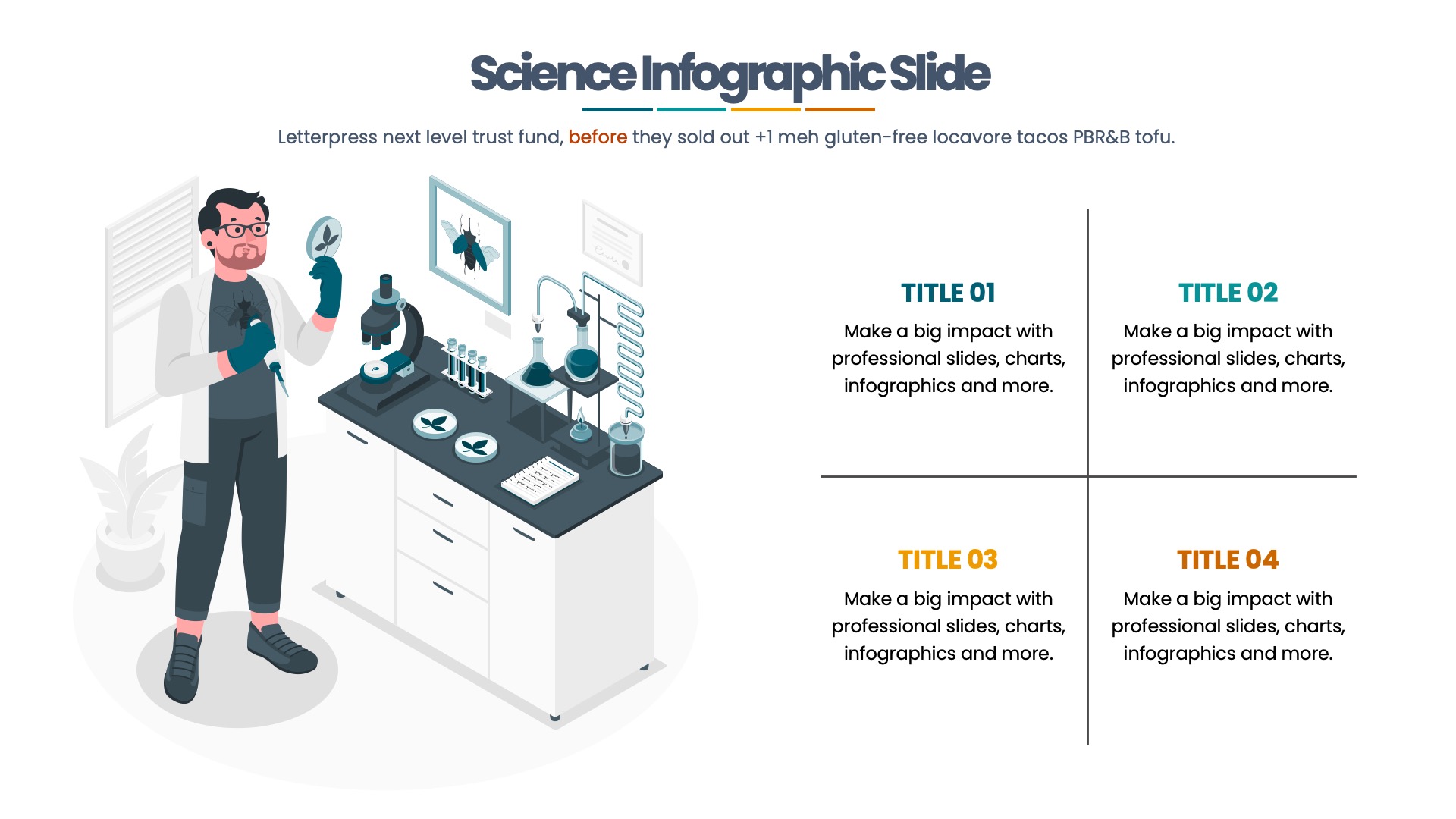 Science - Keynote Infographics Slides, Presentation Templates ...