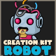 Creation Kit - Robot Character, Vectors | GraphicRiver