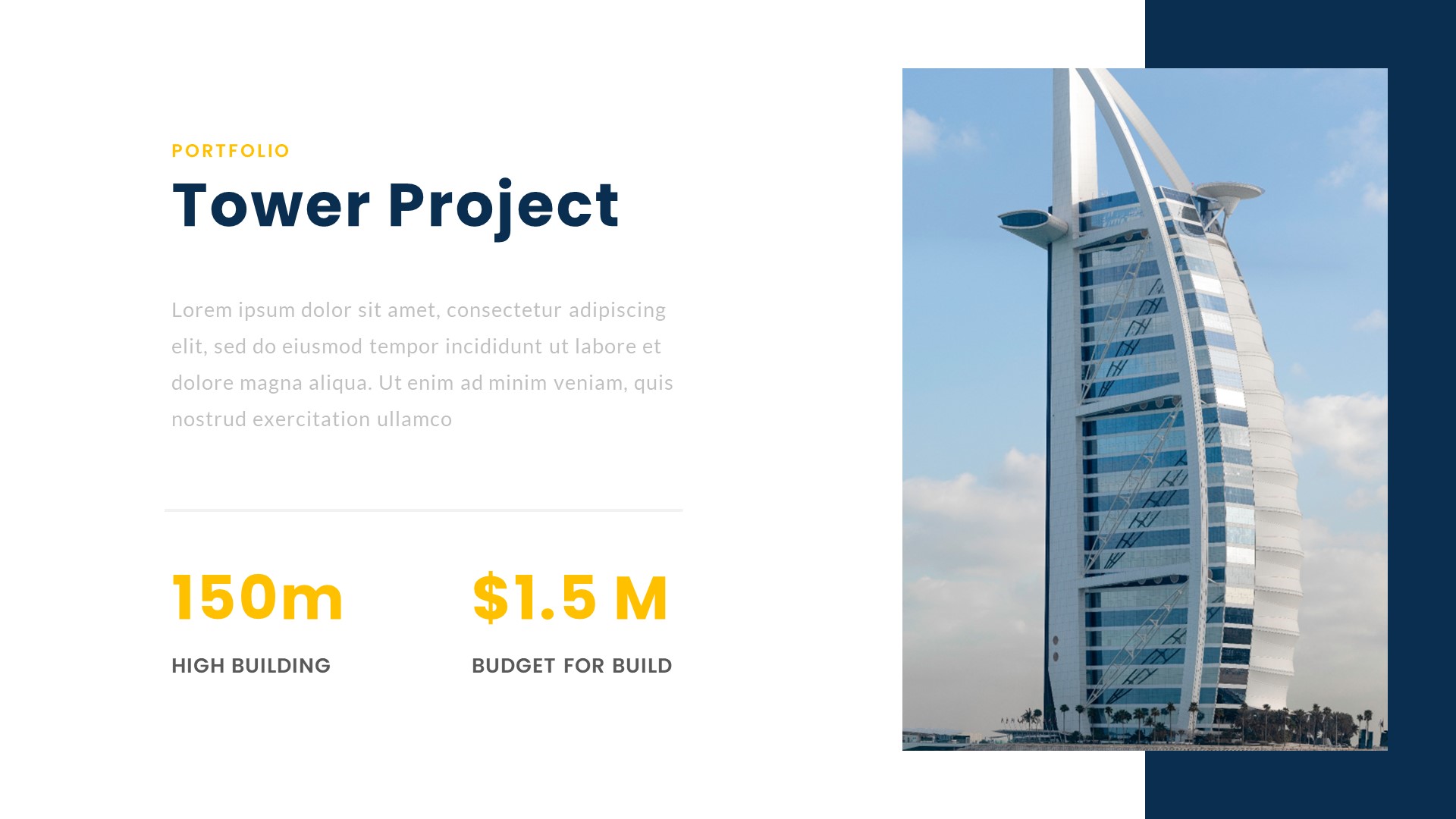 Crane - Construction & Building PowerPoint Template, Presentation Templates