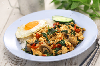 gohan, japanese cooked white rice Stock Photo by motghnit | PhotoDune