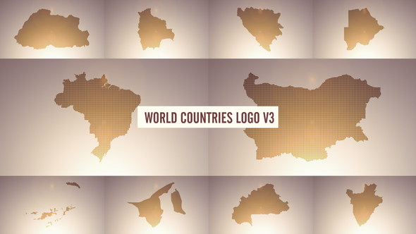 World Countries Logo & Titles V3, After Effects Project Files | VideoHive