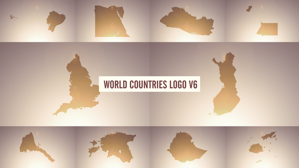 World Countries Logo & Titles V6, After Effects Project Files | VideoHive