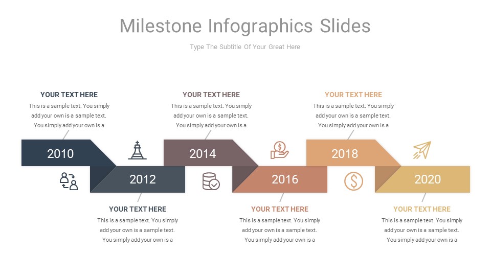 Milestone PowerPoint Infographics by SOOZ_ART | GraphicRiver