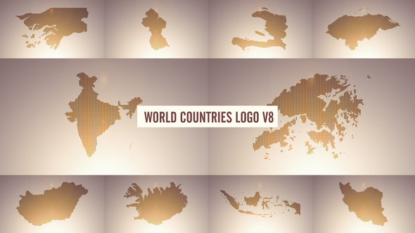 World Countries Logo & Titles V8, After Effects Project Files | VideoHive