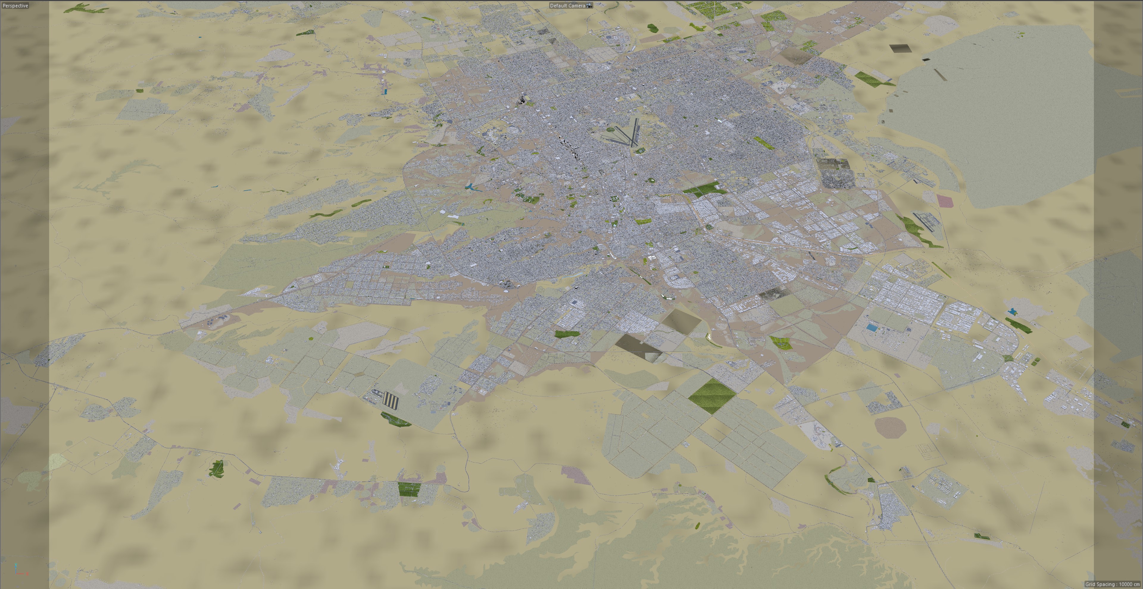 Riyadh city Saudi Arabia 3d model 120km by TurboCG | 3DOcean