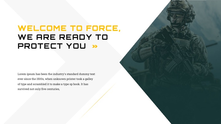 Infantry - Military Keynote Presentation Template, Presentation Templates