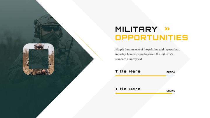 Infantry - Military Keynote Presentation Template, Presentation Templates