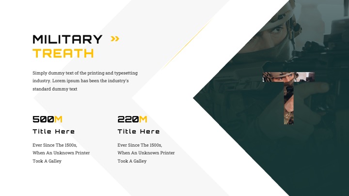 Infantry - Military Keynote Presentation Template, Presentation Templates