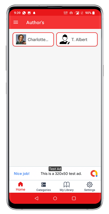 Android E Book App - Admin Panel - Admob & FAN by AndroMOB | CodeCanyon
