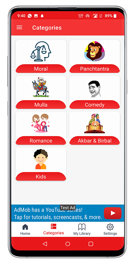 Android E Book App Admin Panel Admob And Fan By Andromob Codecanyon