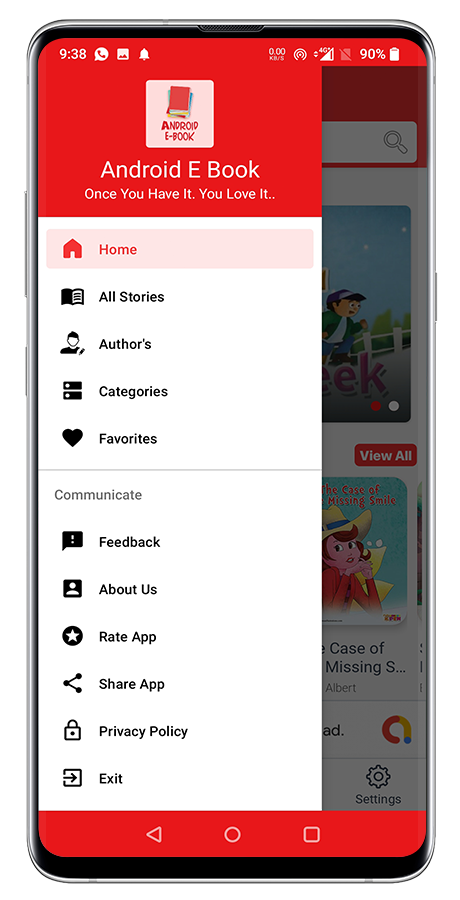 Android E Book App Admin Panel Admob And Fan By Andromob Codecanyon