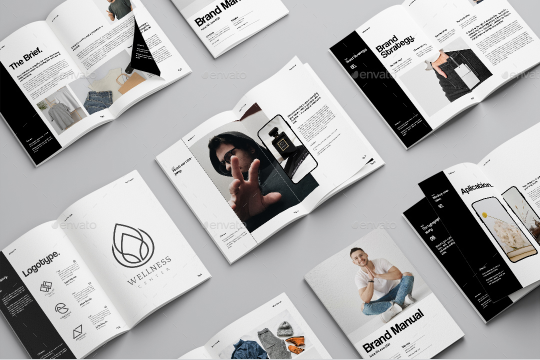 Brand Manual, Print Templates | GraphicRiver
