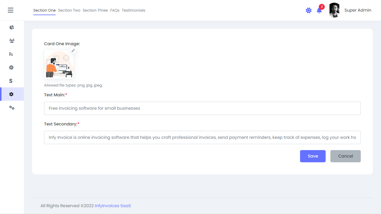 Invoice SaaS Management System - Accounting and Billing tool / Laravel ...