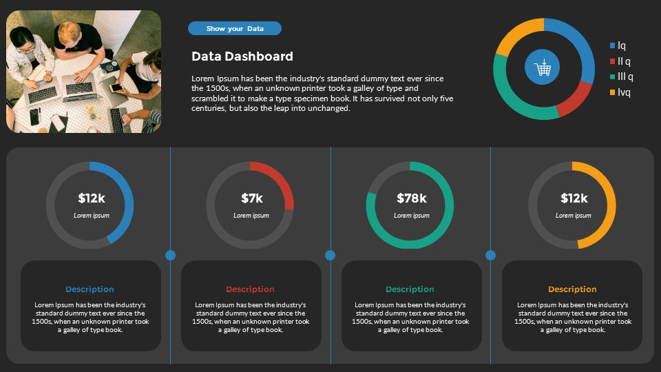 Info Dashboards PowerPoint Presentation Template, Presentation Templates