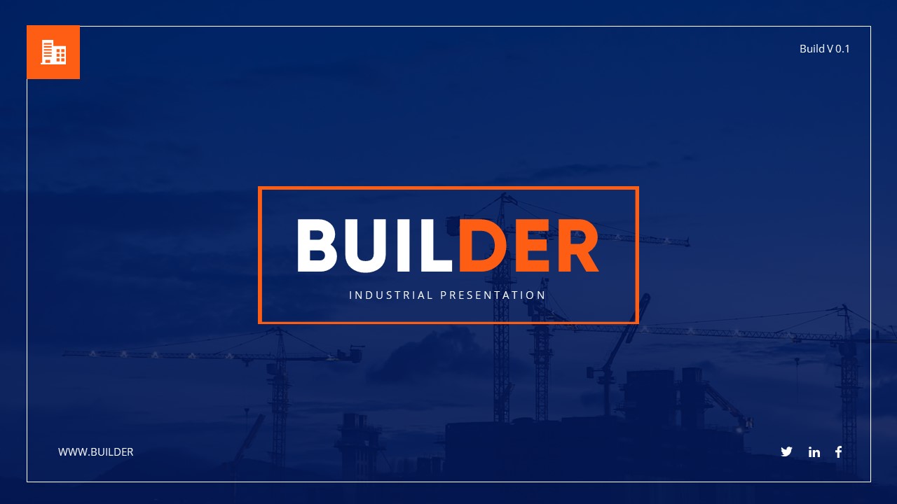 Builder - Construction & Industrial Powerpoint Template, Presentation ...