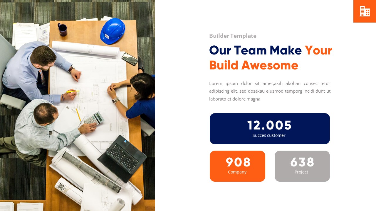 Builder - Construction & Industrial Powerpoint Template, Presentation ...