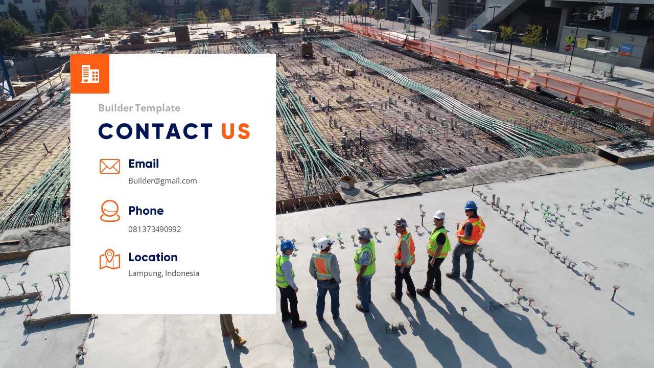 Builder - Construction & Industrial Powerpoint Template, Presentation ...