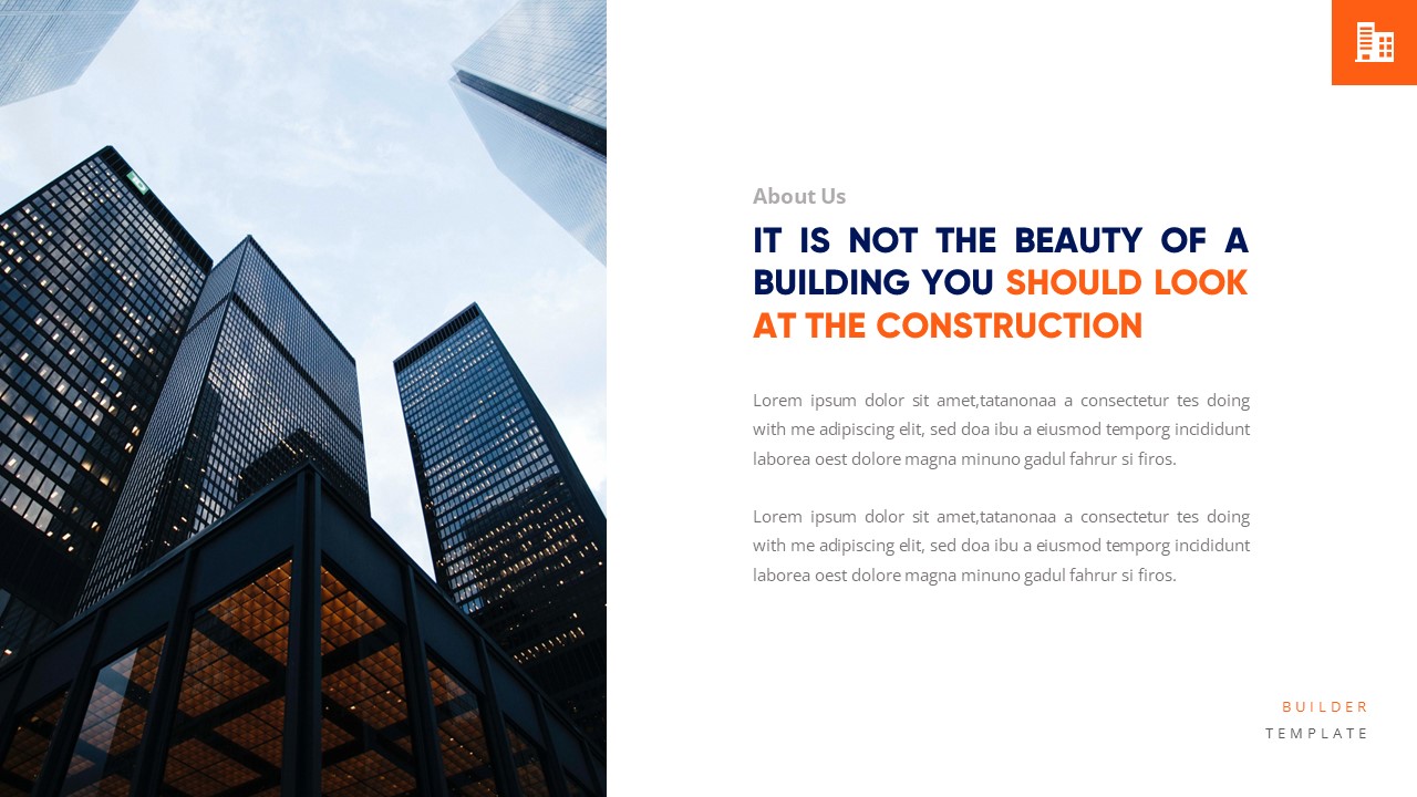 Builder - Construction & Industrial Powerpoint Template, Presentation ...