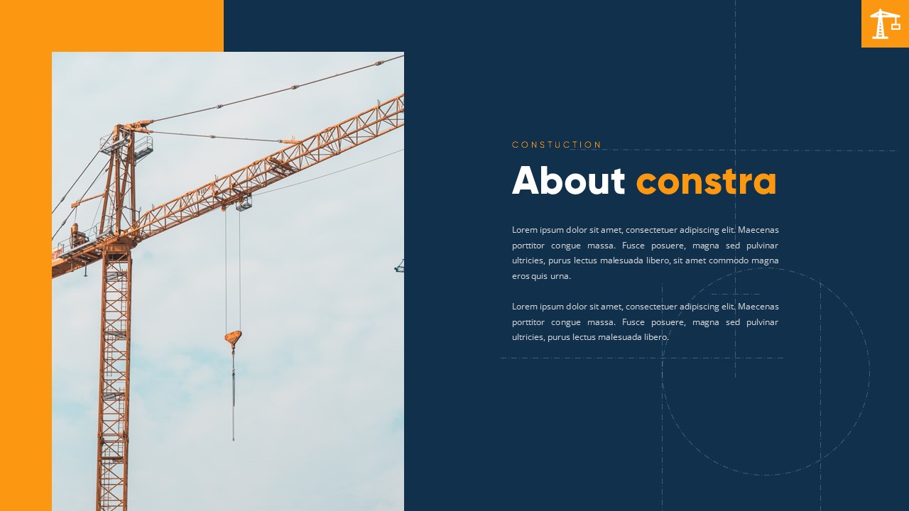 Constra - Construction Powerpoint Template, Presentation Templates