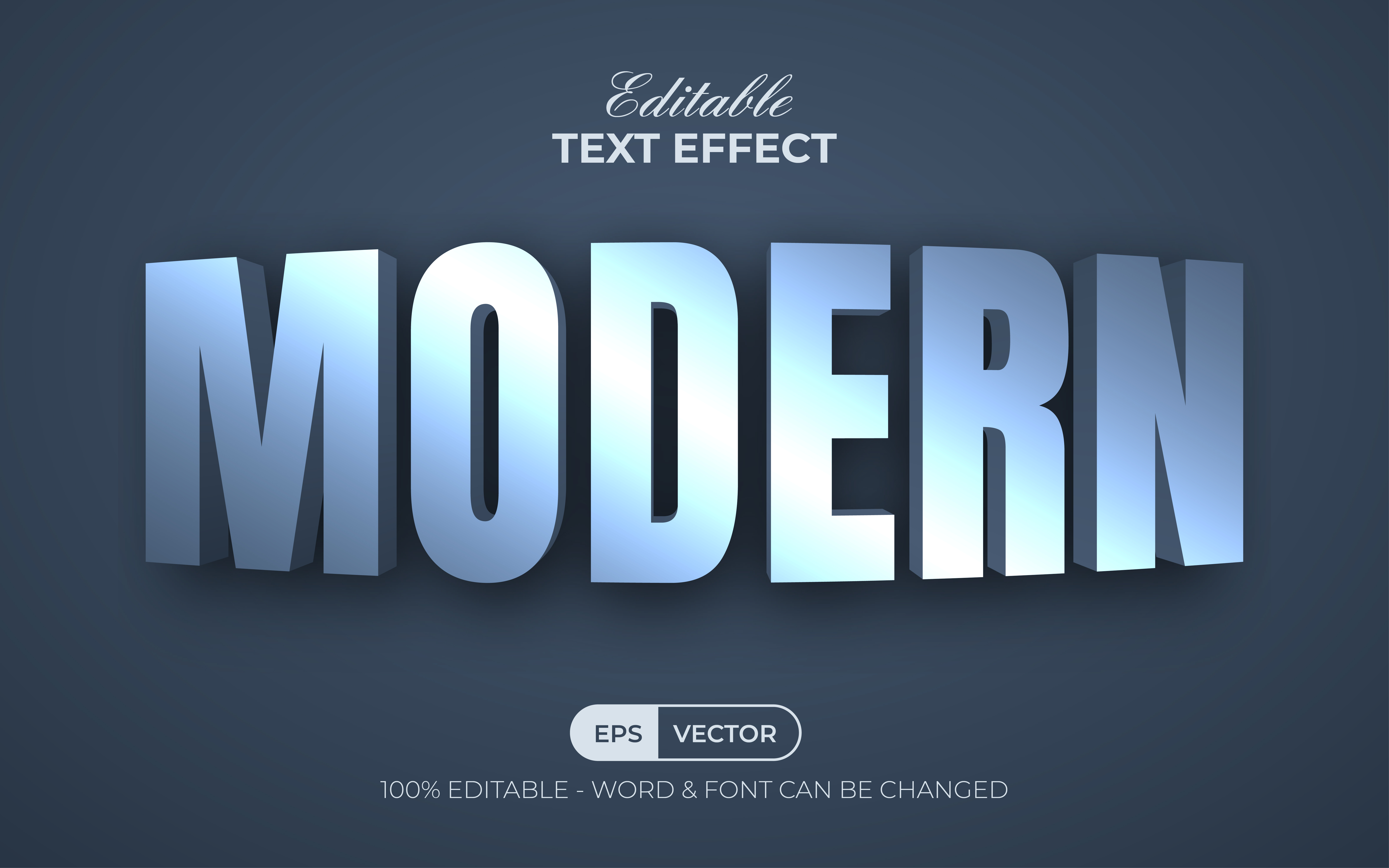 3D Text Effect Modern Style, Add-ons | GraphicRiver