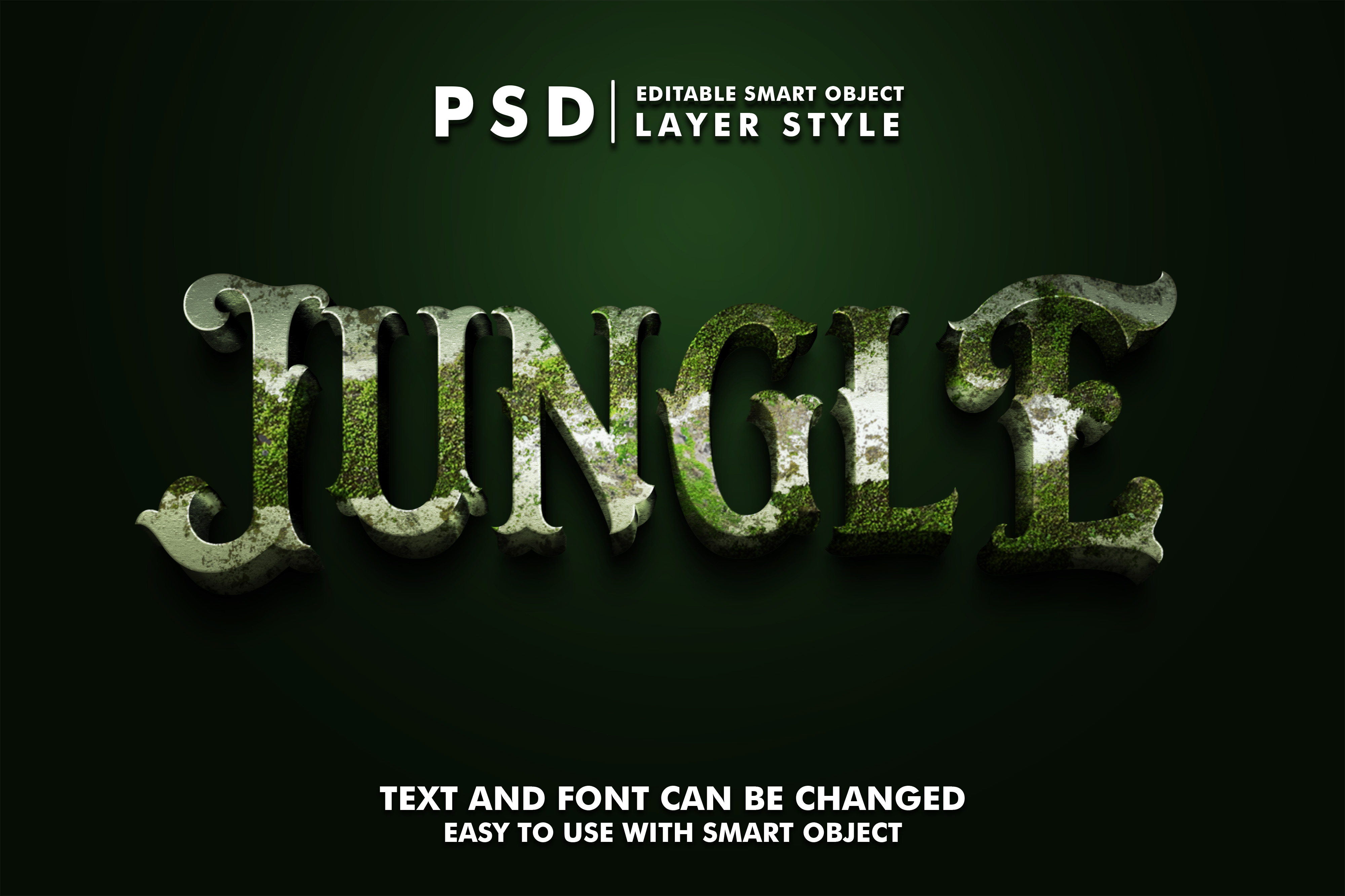 Forest 3D Realistic PSD Text Effect, Add-ons | GraphicRiver