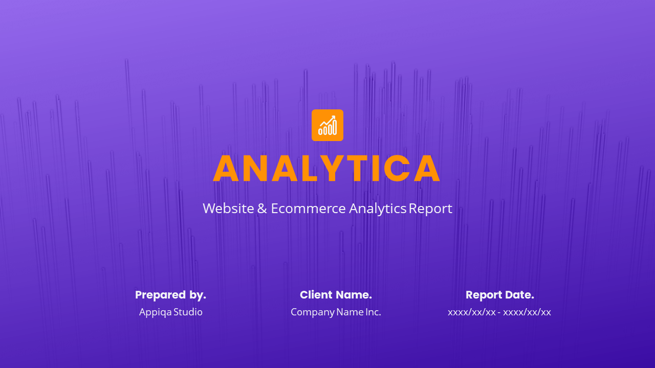 Analytica - Website & Ecommerce Report Analytics, Presentation Templates