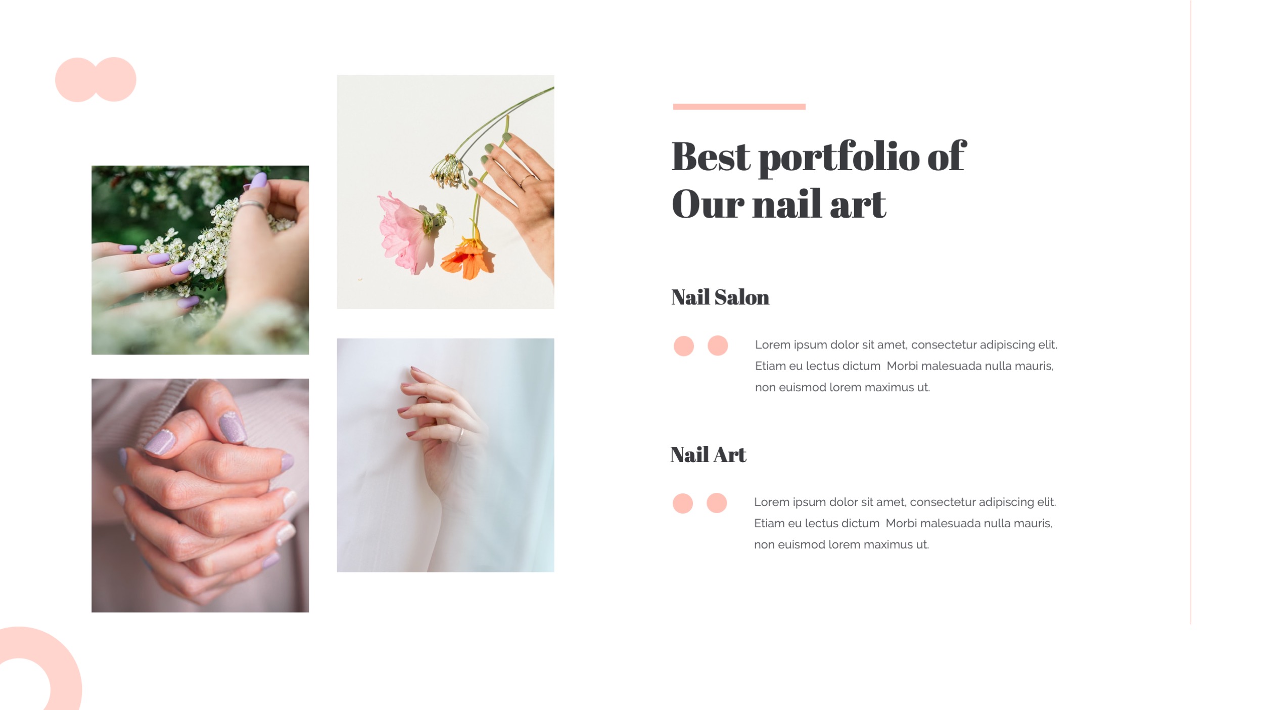 Naila Nail Salon Powerpoint Template, Presentation Templates | GraphicRiver