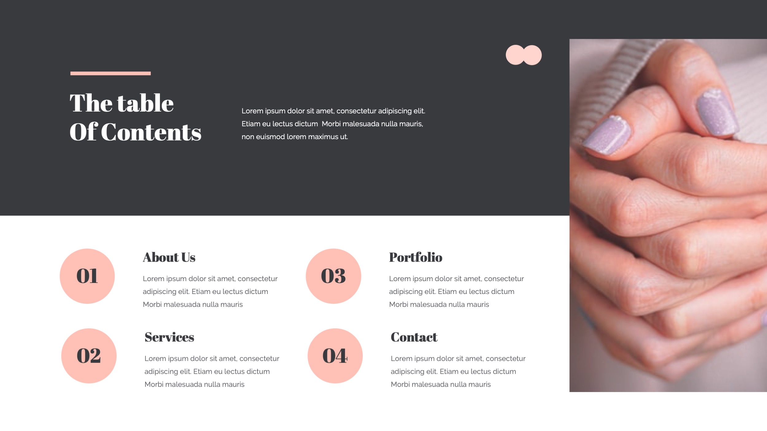 Naila Nail Salon Powerpoint Template, Presentation Templates | GraphicRiver