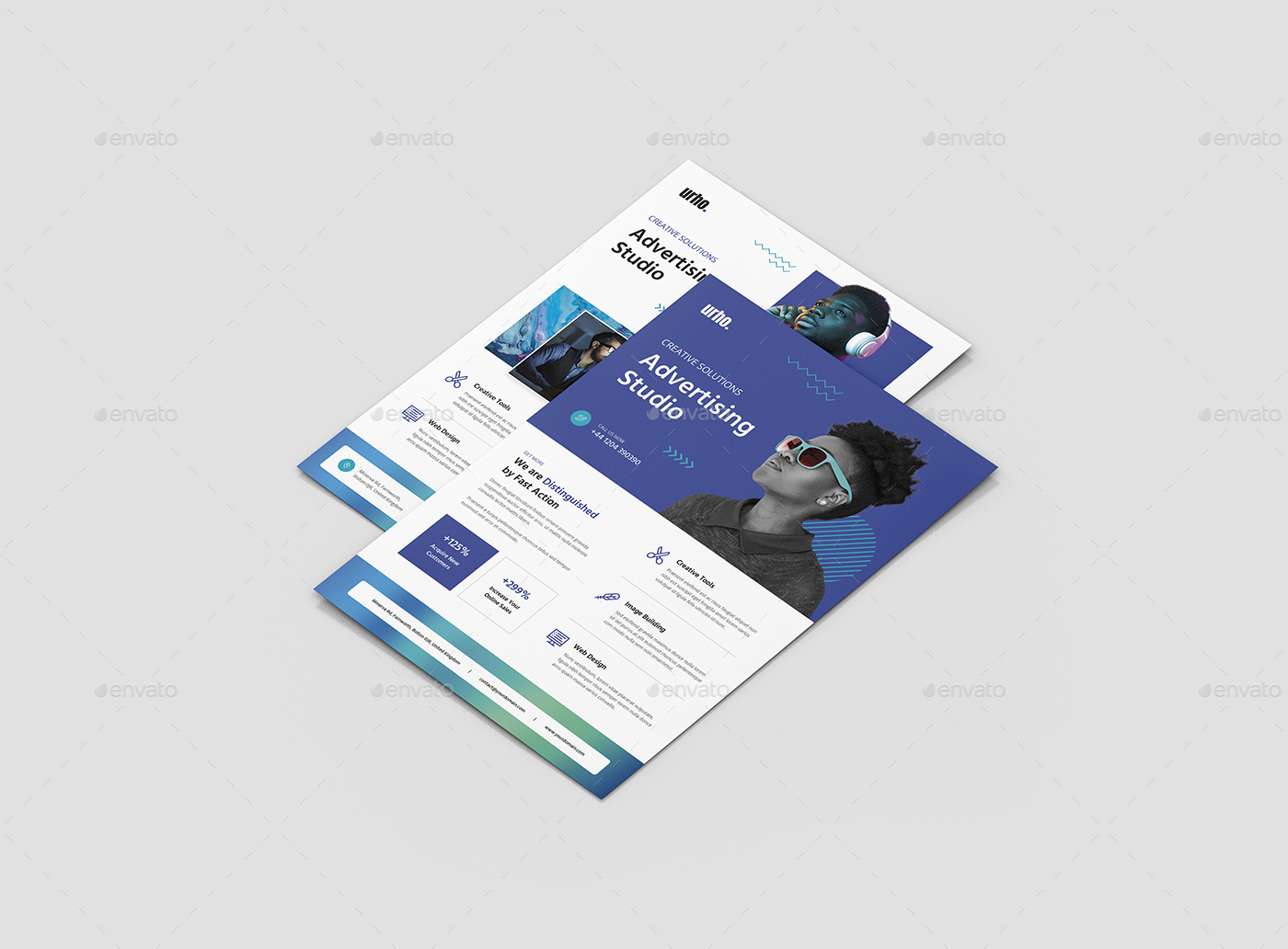 Urho Creative Studio Flyer Template, Print Templates | GraphicRiver