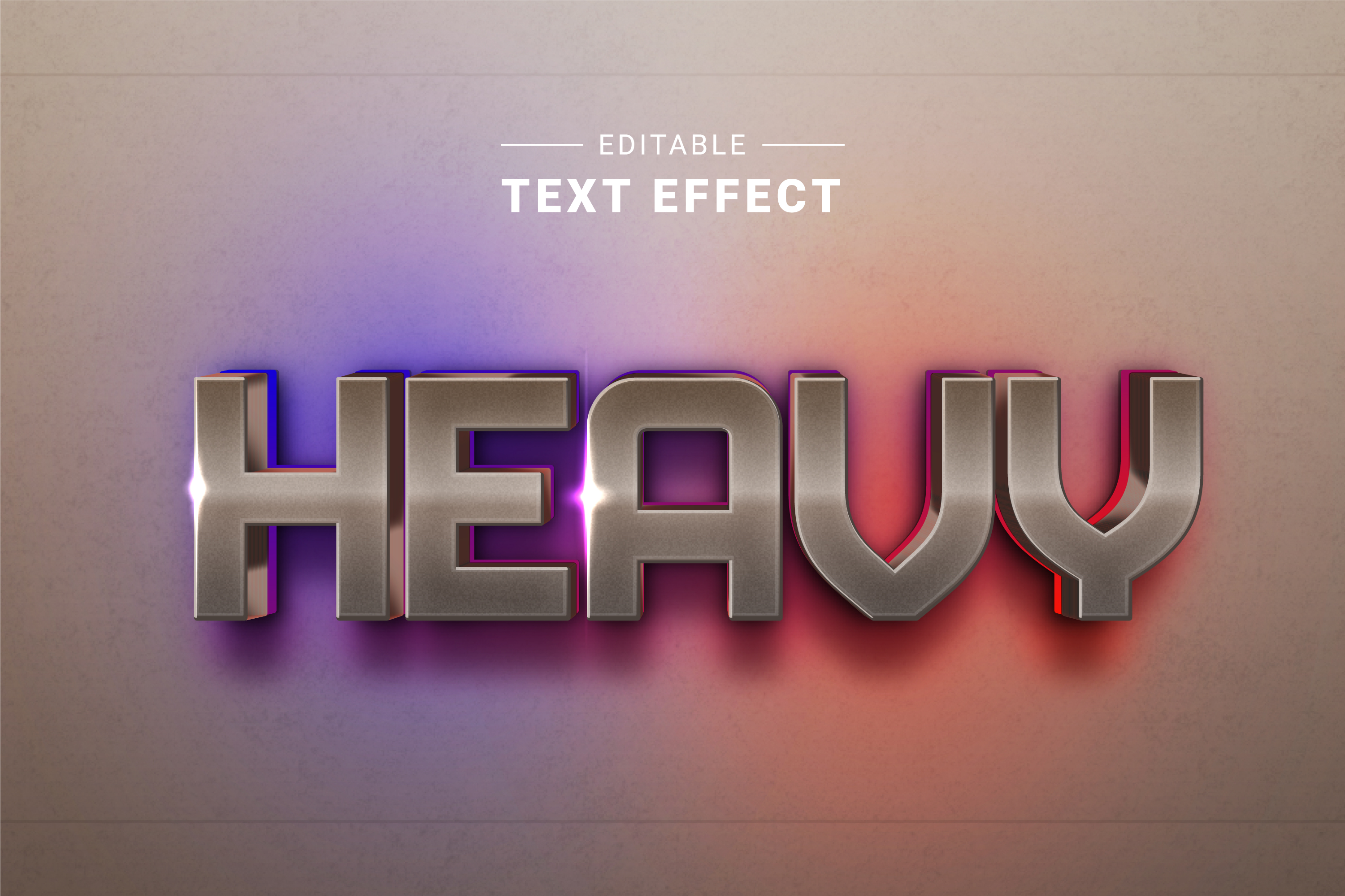 3D Heavy Metallic Text Effects, Add-ons | GraphicRiver