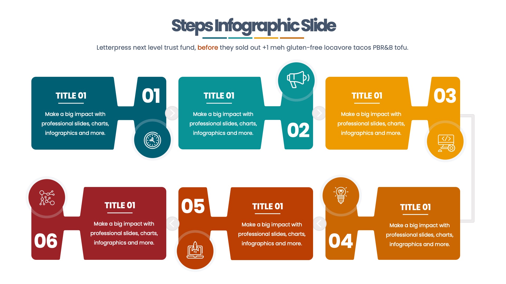 Steps - PowerPoint Infographics Slides, Presentation Templates ...