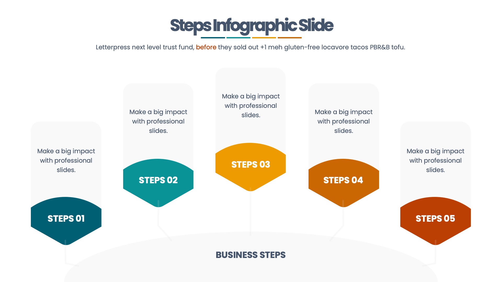 Steps - PowerPoint Infographics Slides, Presentation Templates ...