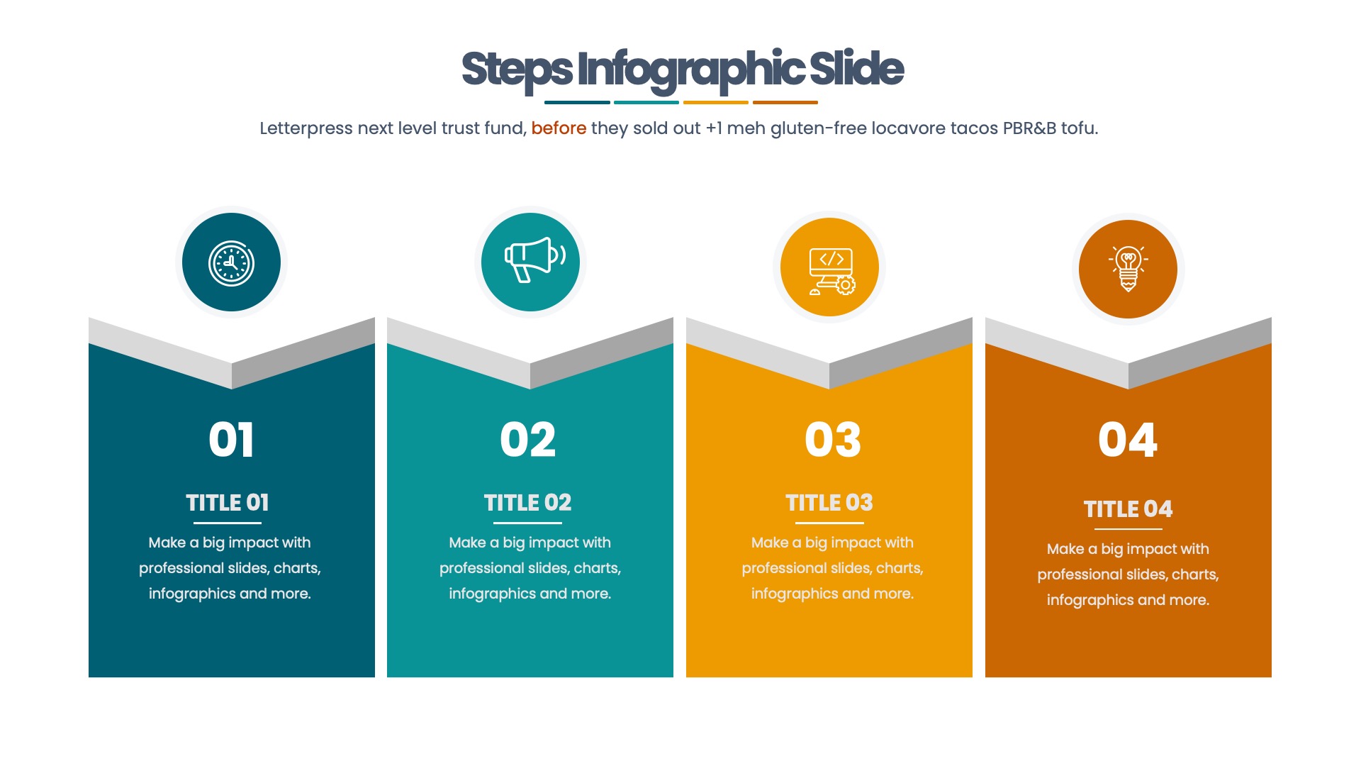 Steps - PowerPoint Infographics Slides, Presentation Templates ...
