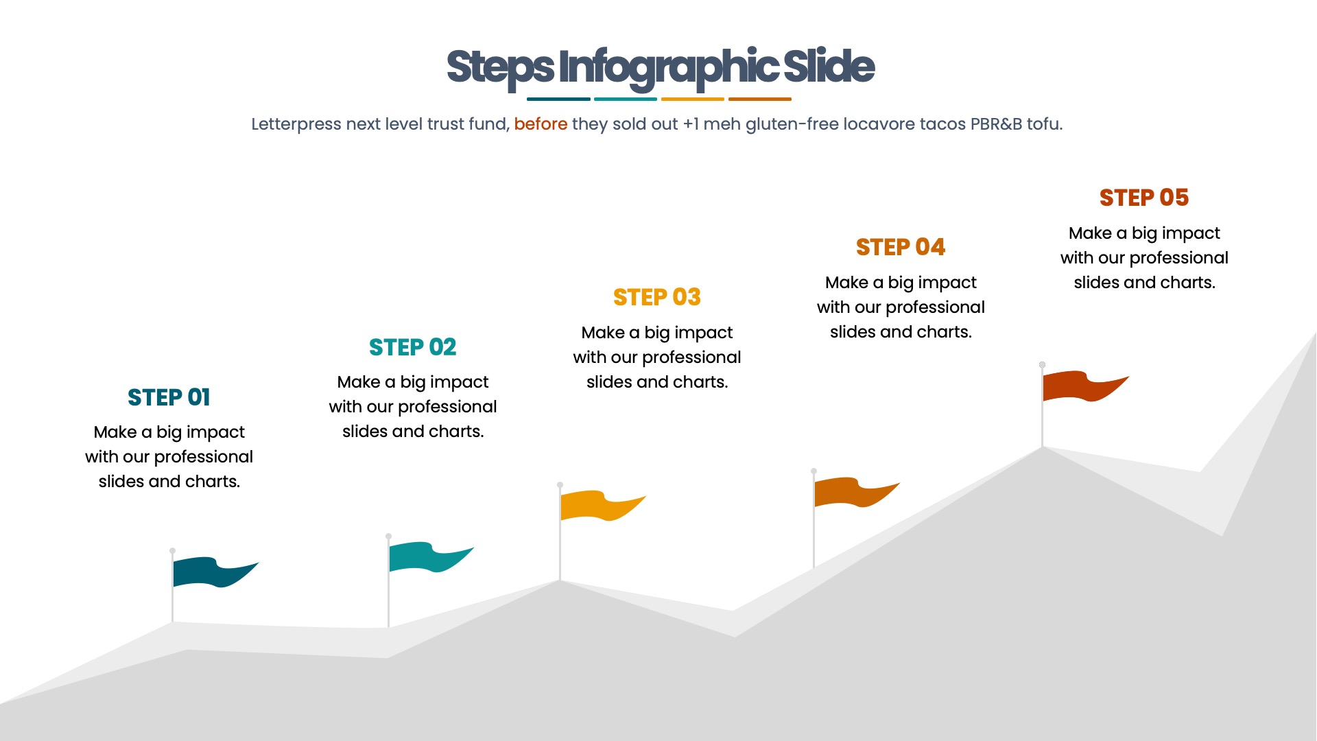 Steps - PowerPoint Infographics Slides, Presentation Templates ...