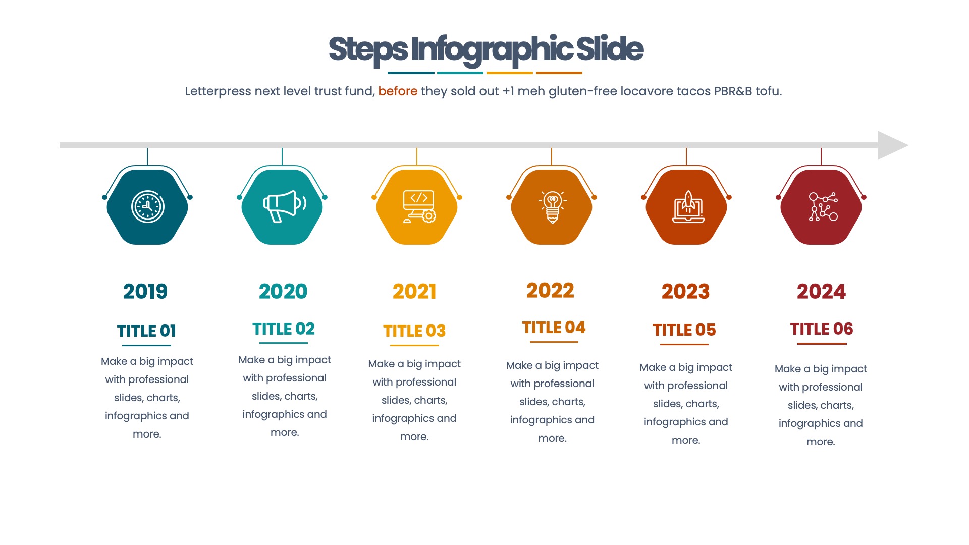 Steps - PowerPoint Infographics Slides, Presentation Templates ...