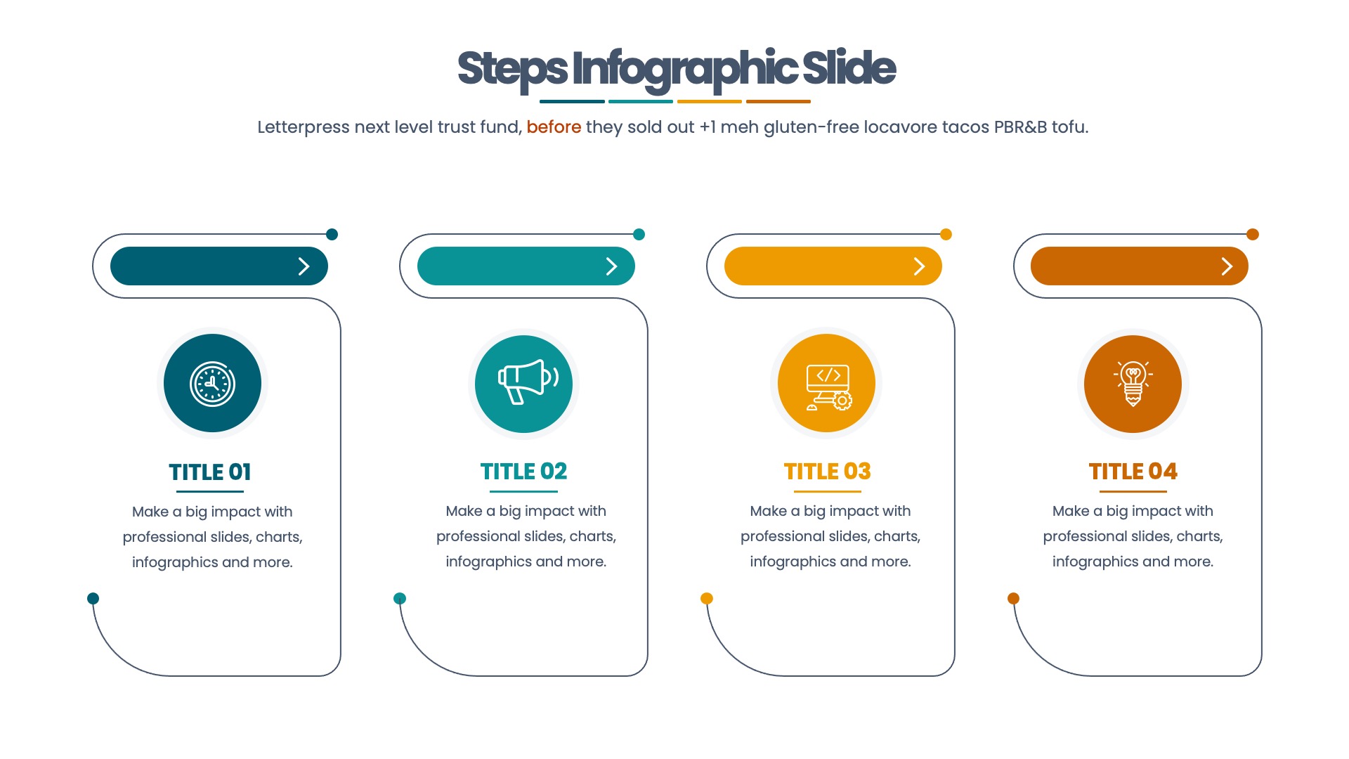 Steps - PowerPoint Infographics Slides, Presentation Templates ...